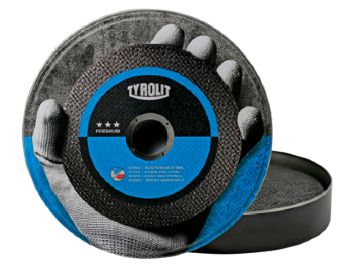 Kotouč řezací flex T41 125x1x22,2 OCEL 2v1 A60QB80 plechový box 34424280 (10ks) TYROLIT PREMIUM